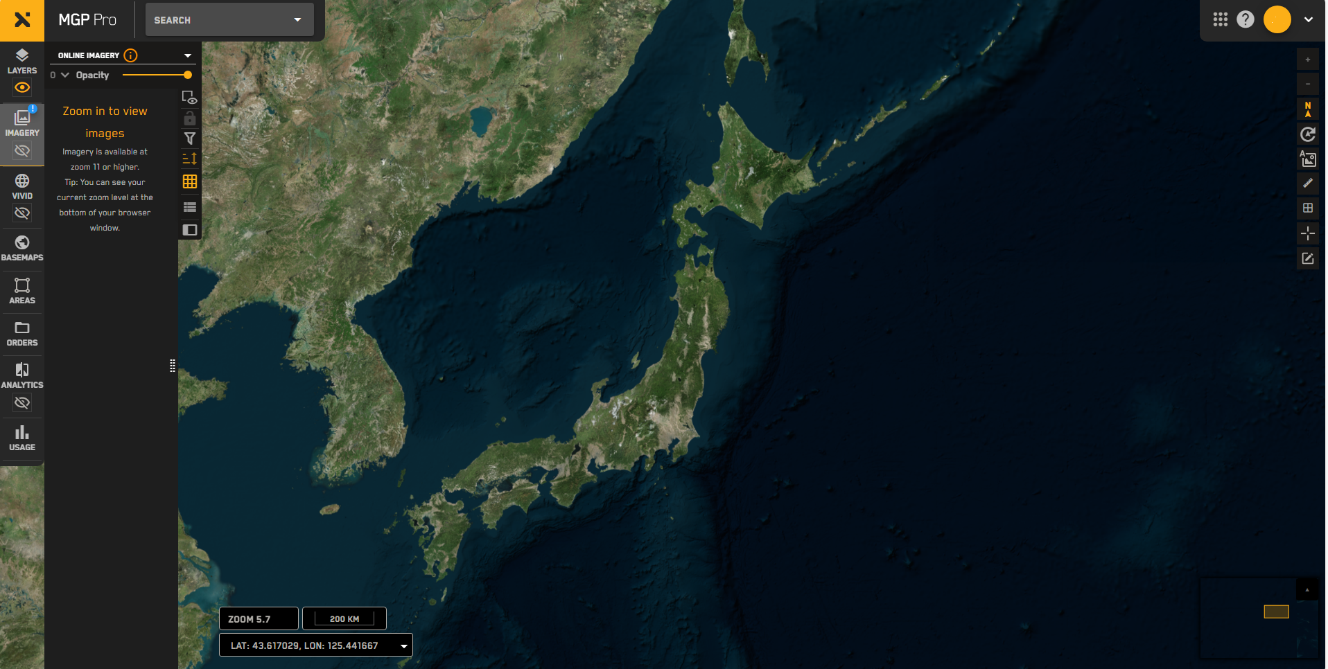 MGP Pro (Maxar® Geospatial Platform Pro)